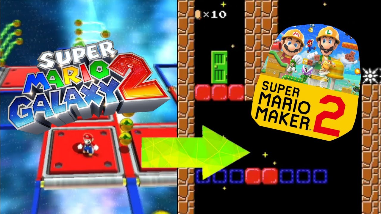 Flipswitch Galaxy | Mario Maker 2 | 41X-1MJ-PJF - YouTube