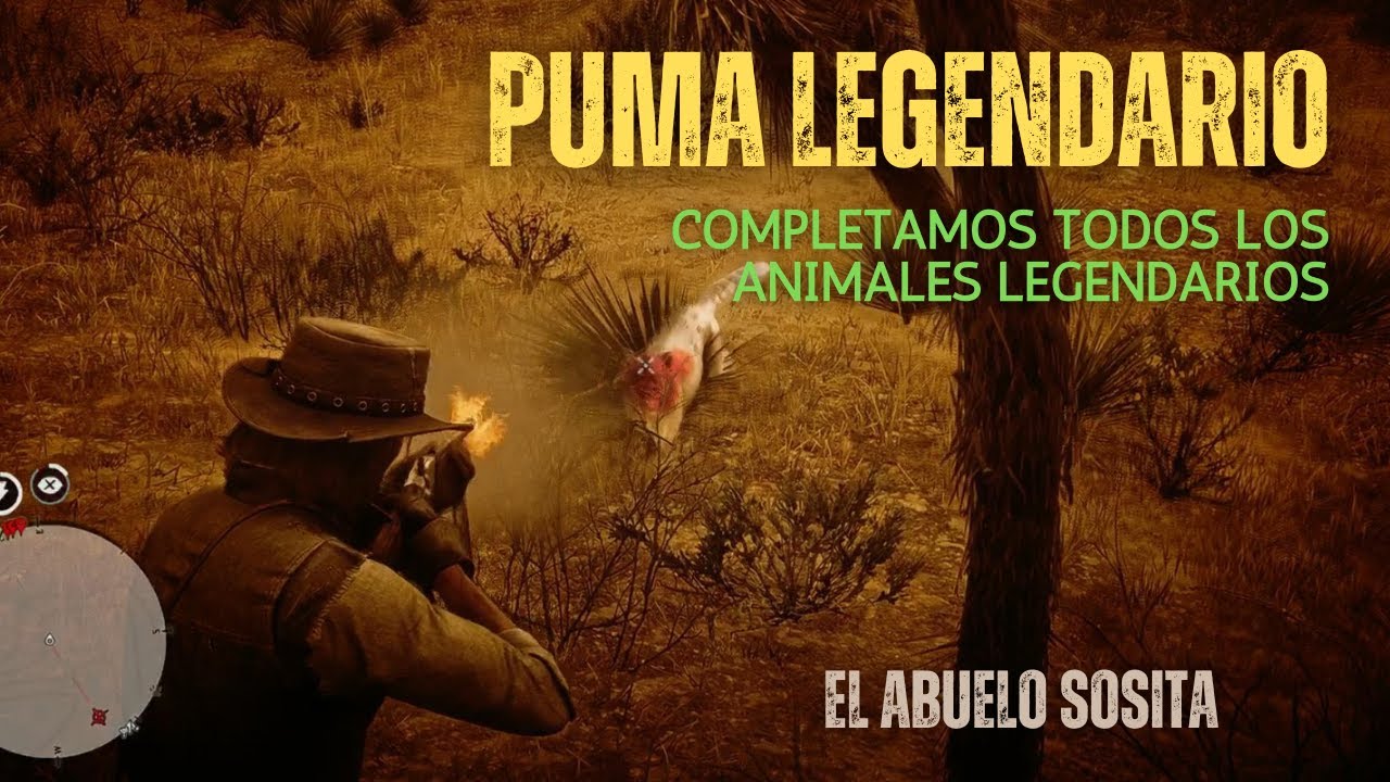 ¡DESCUBRE LA UBICACIÓN EXACTA DEL PUMA LEGENDARIO! RDR2 - PUMA ...