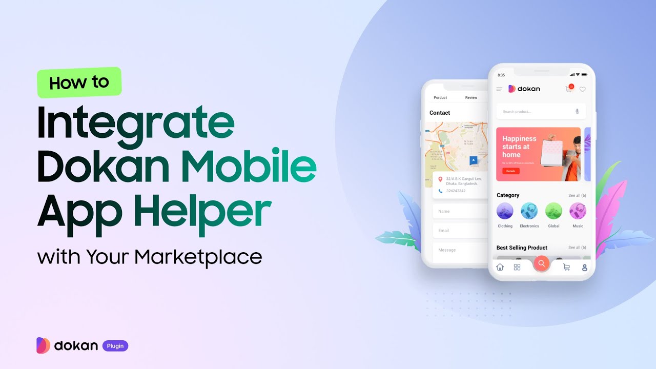 How to Integrate Dokan Mobile App Helper with Your Marketplace - YouTube
