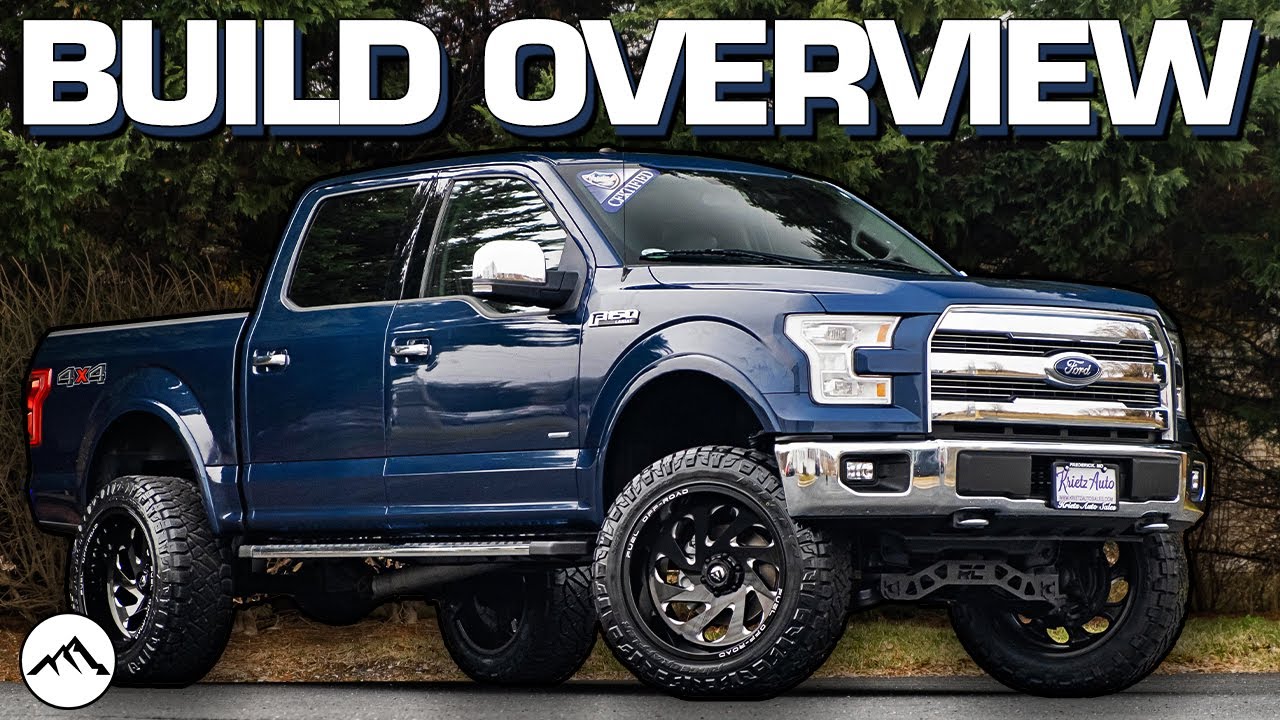 Overview: 2017 Ford F-150 Lariat w/ 22" Fuel Vortex D637 wheels, & 35 ...