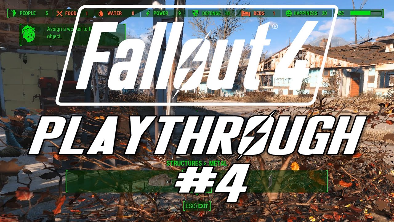 FALLOUT 4 | E04 | "Barter Town? " (1080p60 Gameplay / Walkthrough ...