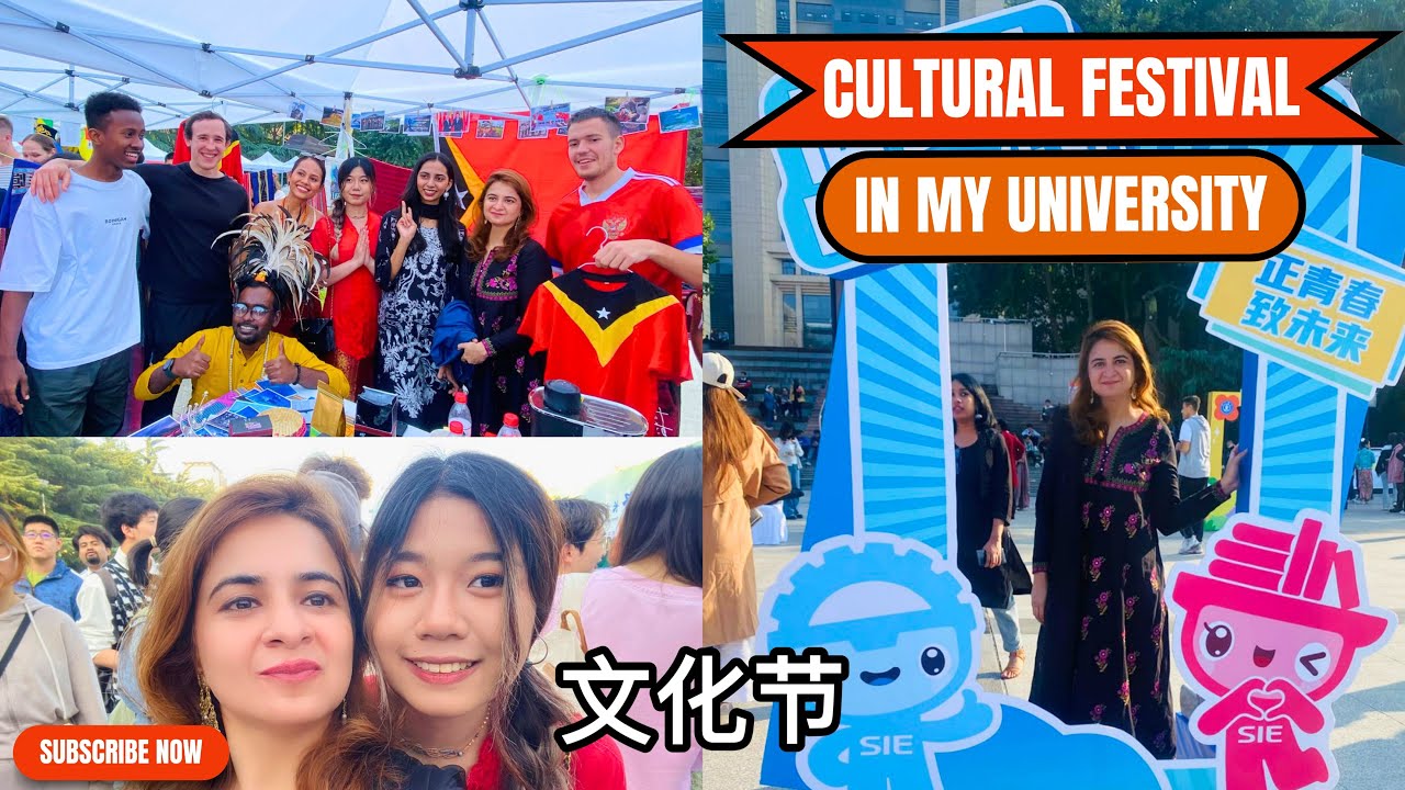 Memorable day at University Cultural Festival in China with fellows ...