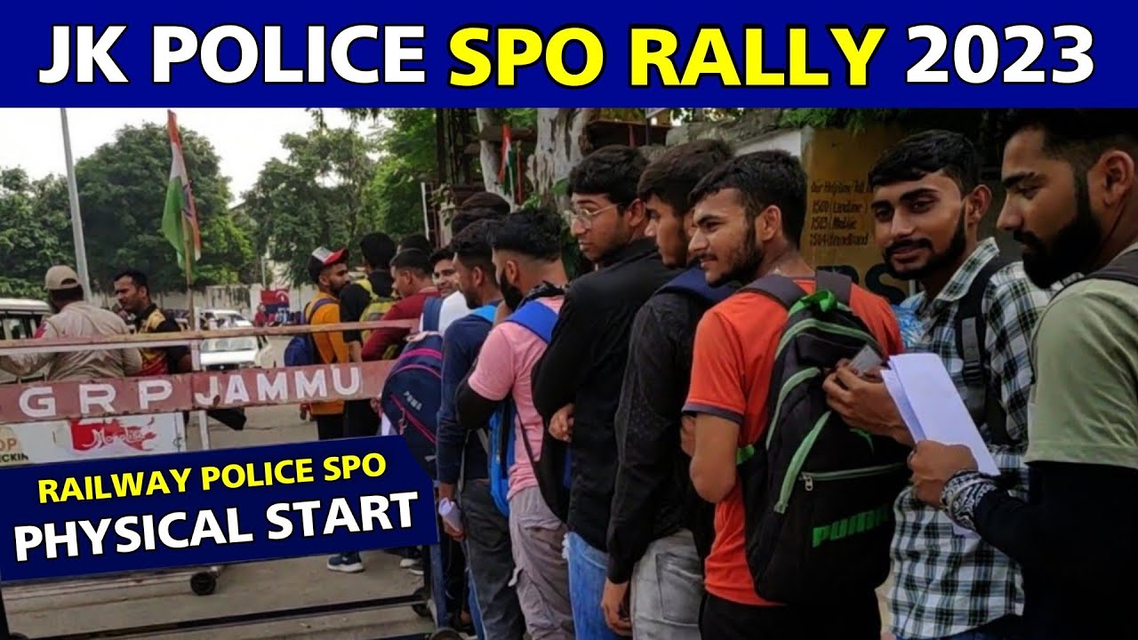 JK Police SPO Recruitment 2023 : JKP SPO Rally 2023 || JKP Railway SPO ...