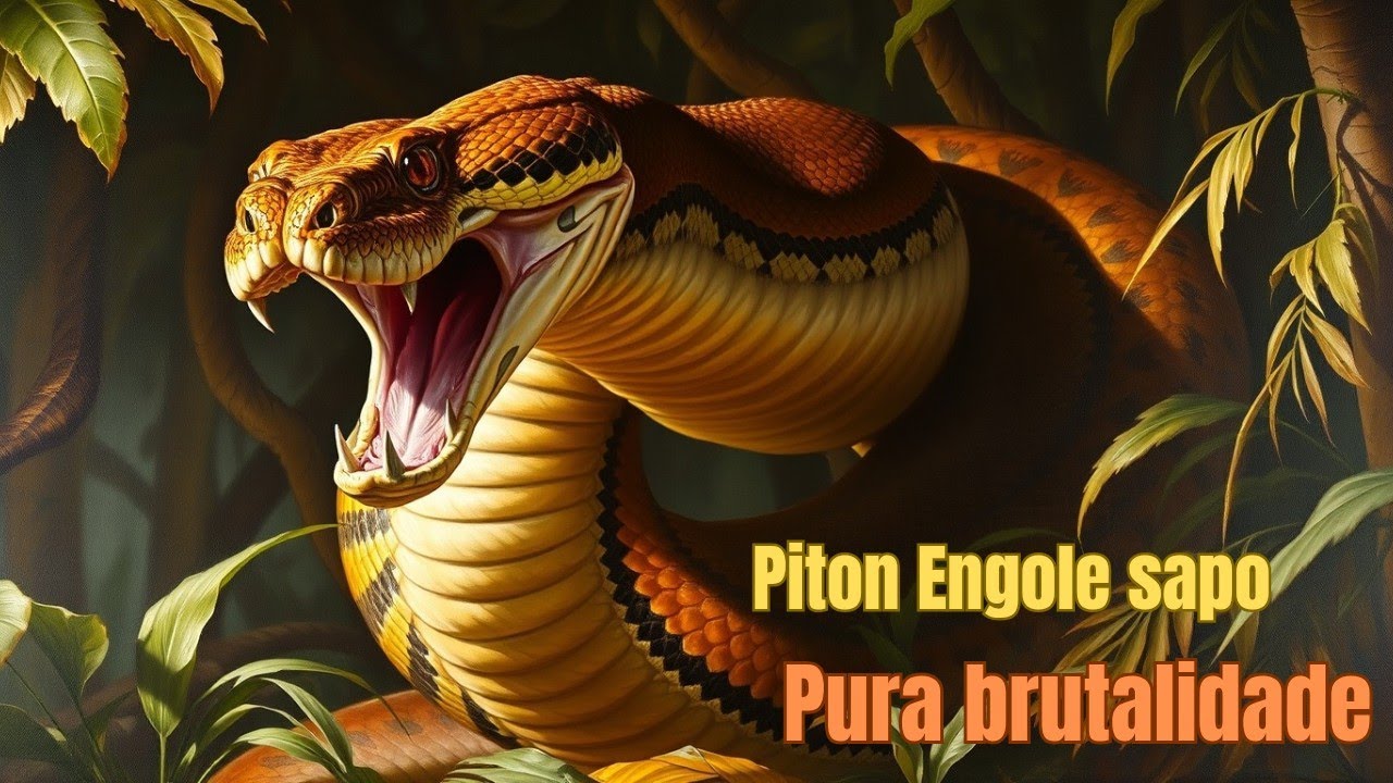Cena Brutal! Cobra Píton Engole Sapos Inteiros – Veja o Incrível ...