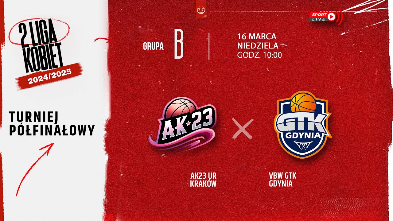 AK23 UR Kraków - VBW GTK Gdynia (1/2 2 LK) - YouTube