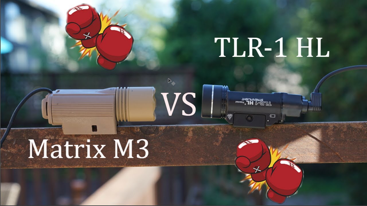 Matrix M3 vs Streamlight TLR-1 HL - YouTube