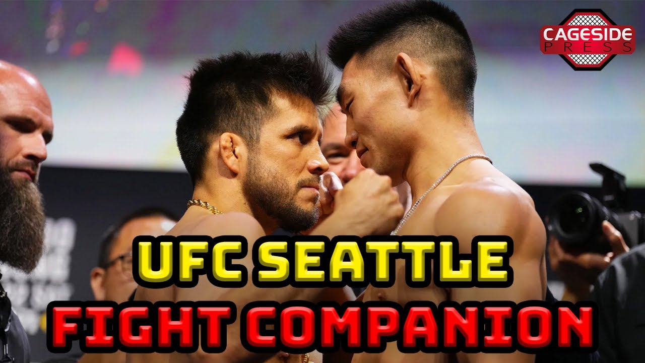 UFC Seattle Main Card Fight Companion LIVE presented by CagesidePress ...