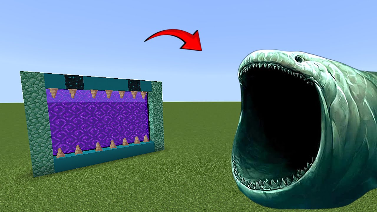 How to make a Portal To The Bloop In Minecraft Pe - YouTube