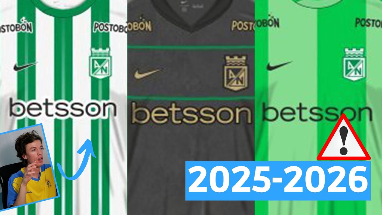 ¡SE FILTRAN las CAMISETAS NIKE de ATLÉTICO NACIONAL 2025-2026! - YouTube