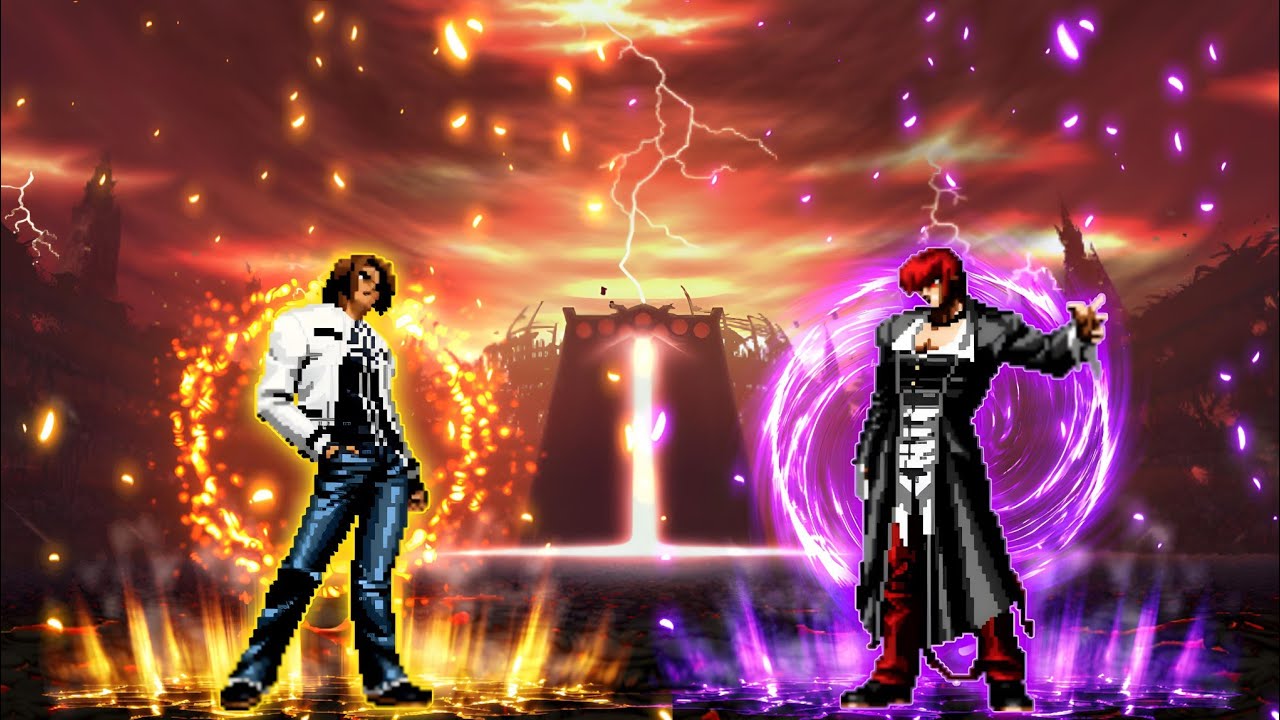 [KOF Mugen] Nests Kyo-XIII VS. Yagami-AD - YouTube