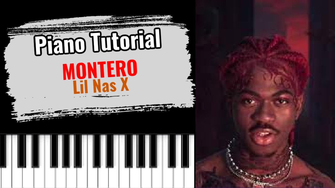 🎹MONTERO by Lil Nas X (easy piano tutorial lesson free) - YouTube