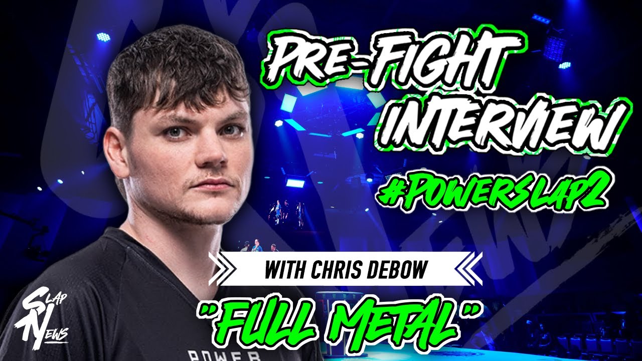 Chris Debow Power Slap 2 Pre Fight Interview Against Emanuel Muniz ...