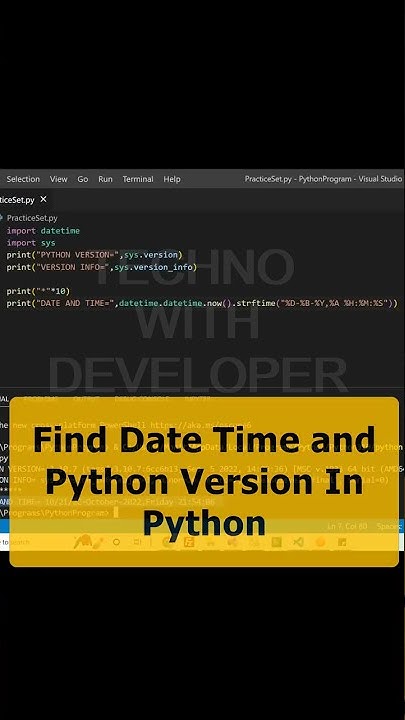 Datetime Module How To Work With Dates Times Part 11 Python Programming Ytshorts Python