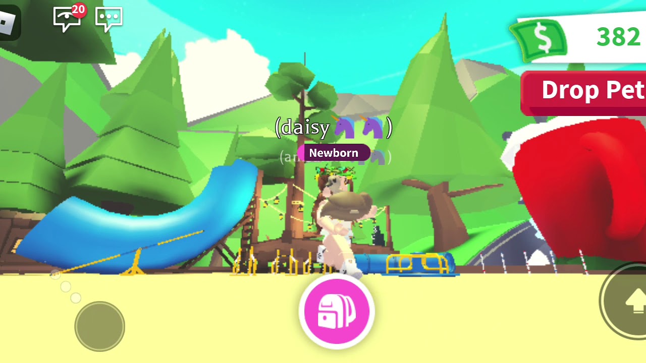 Playing adopt me - YouTube