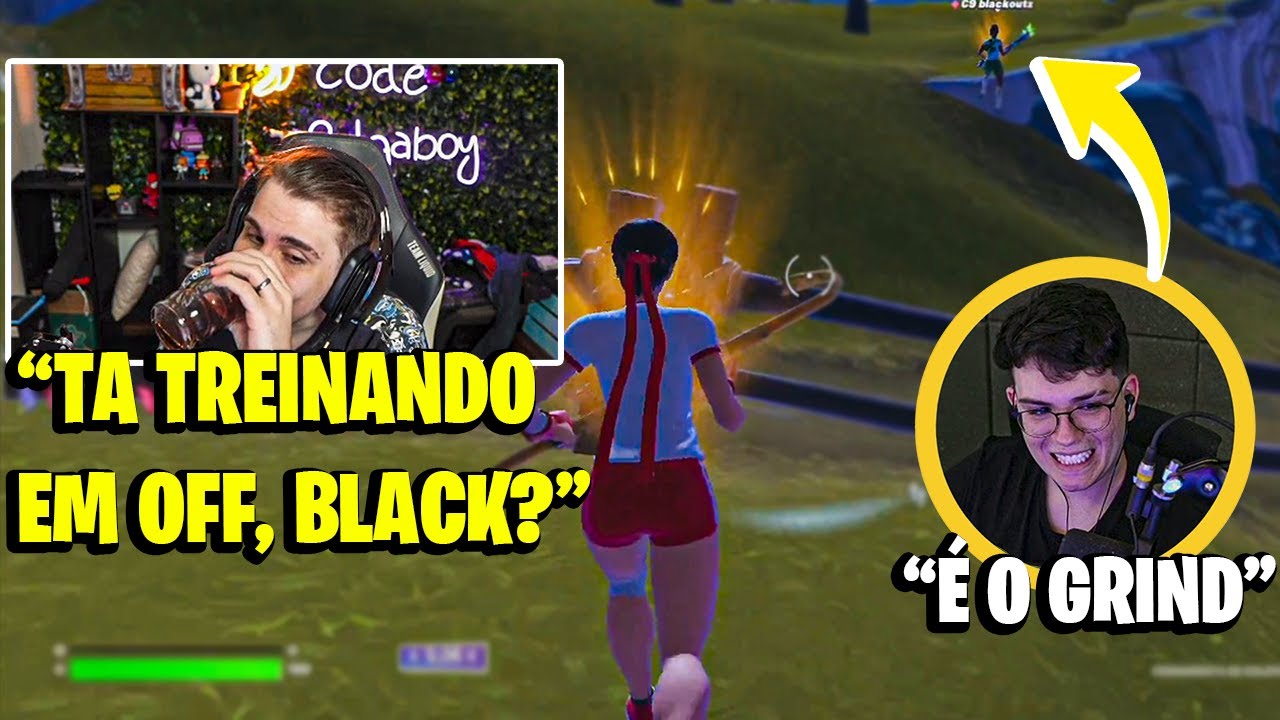 BLACKOUTZ IMPRESSIONOU PULGA com sua NOVA FASE no FORTNITE! - YouTube