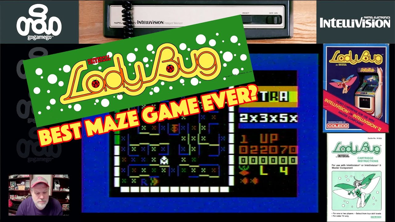 Lady Bug is One of the Greatest Maze Games Ever | Intellivision ...
