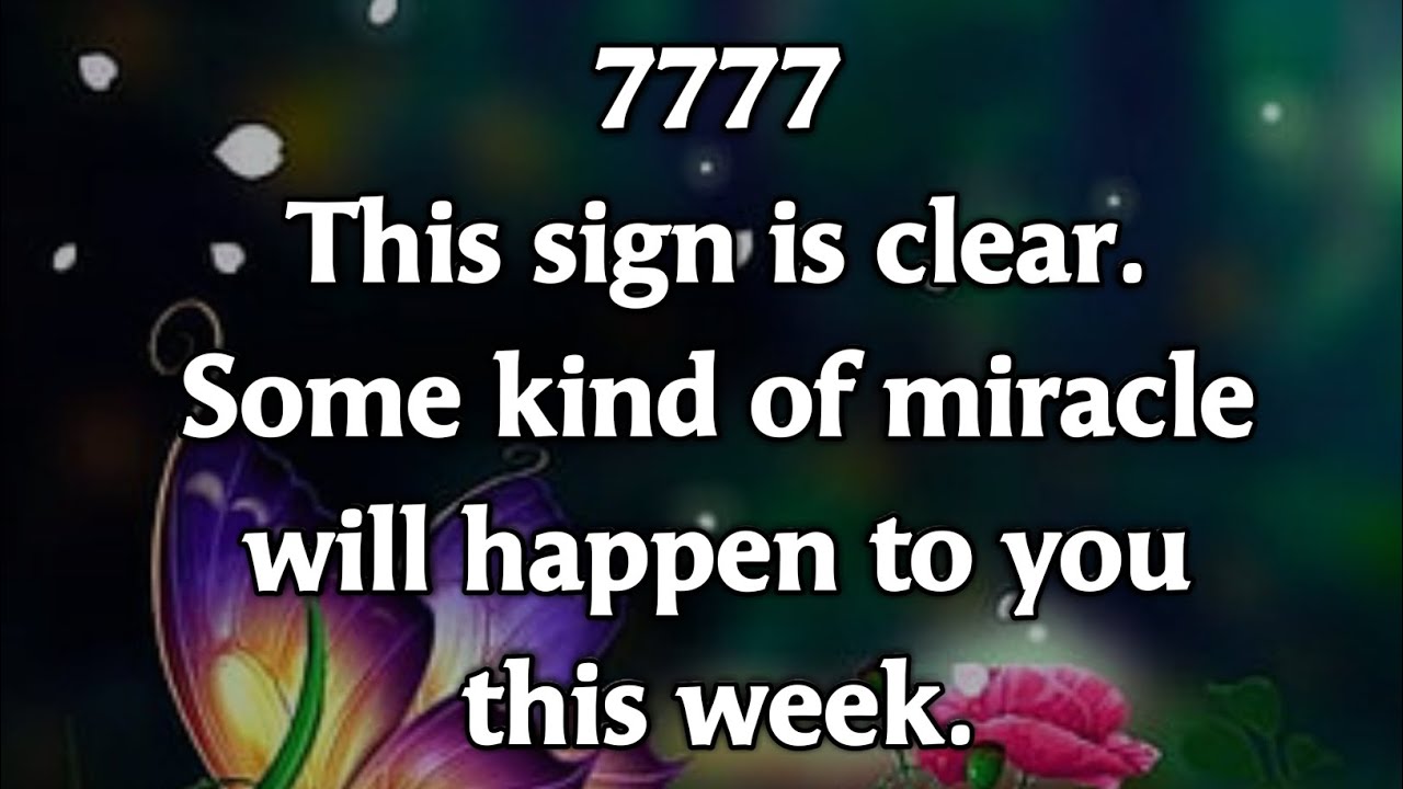 This sign is clear. some kind of miracle will... | God's message for ...