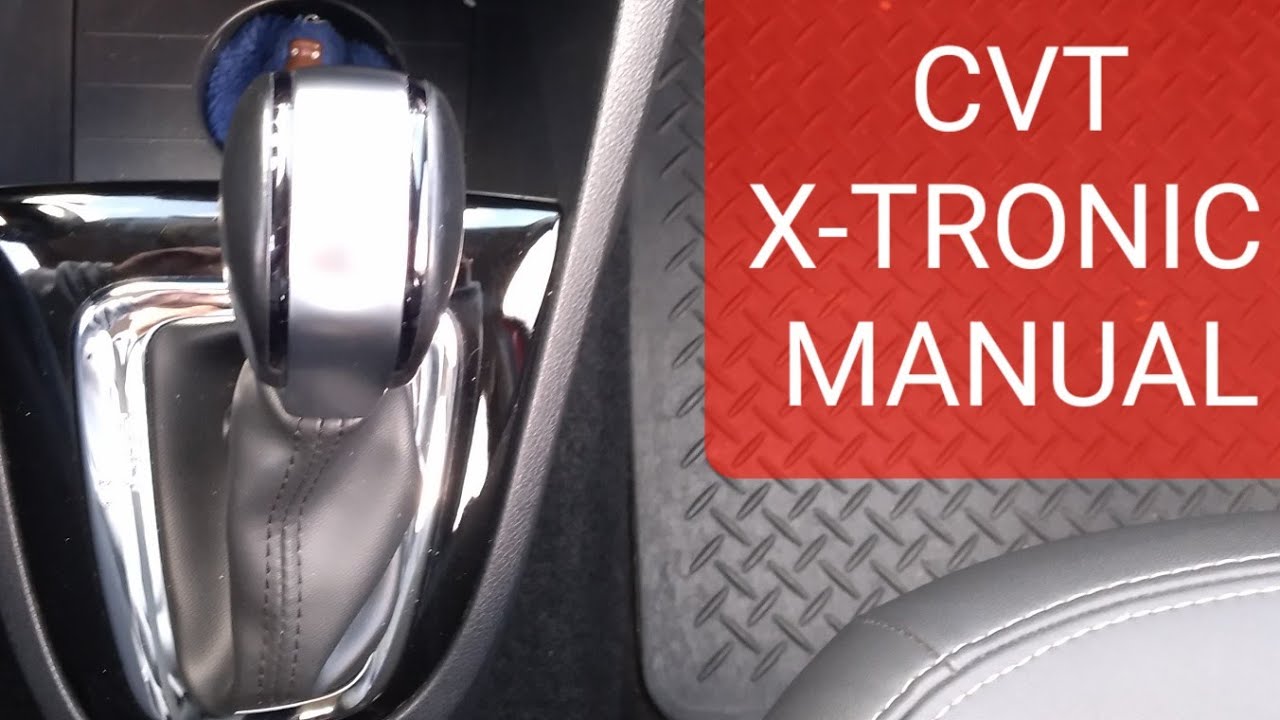 CÂMBIO X-TRONIC CVT MODO MANUAL #renaultcaptur #cvt #xtronic - YouTube