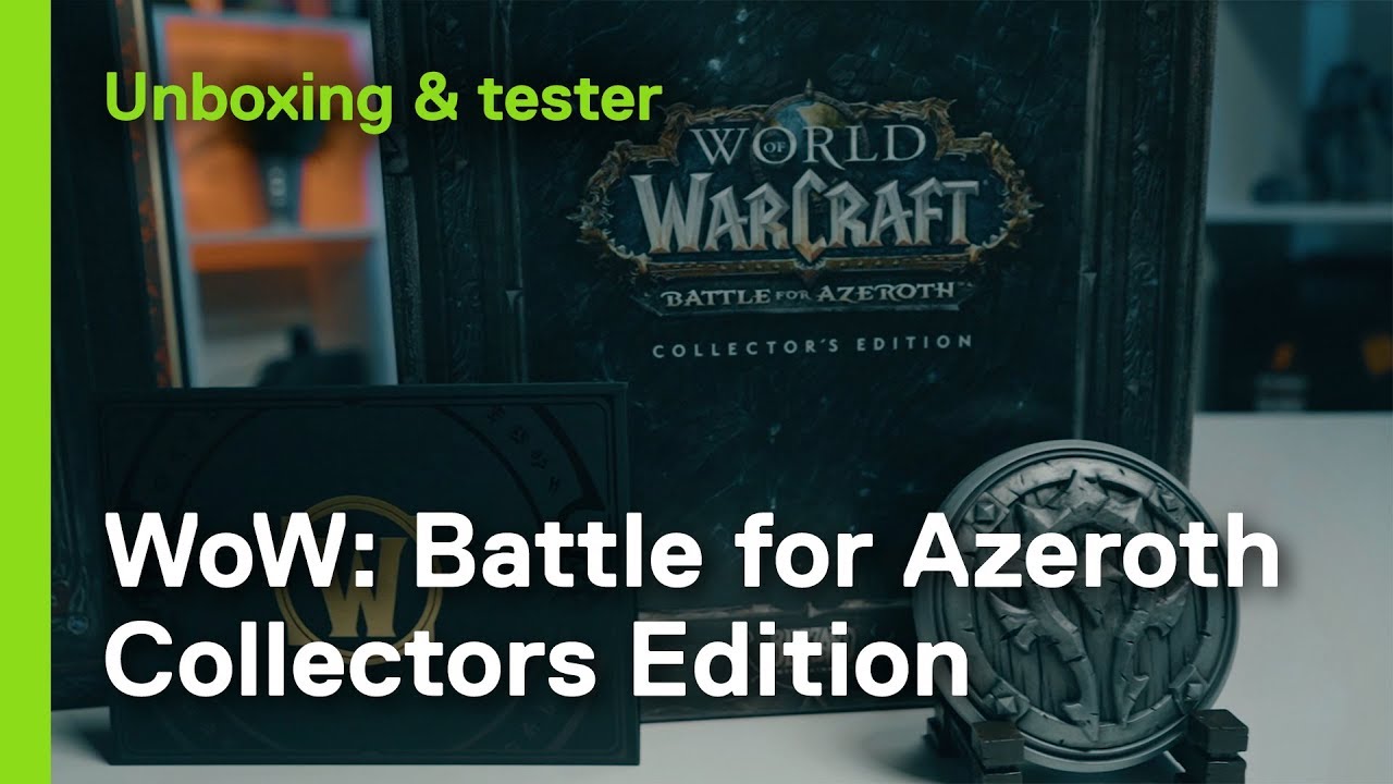 World of Warcraft - Battle for Azeroth Collectors Edition Unboxing ...