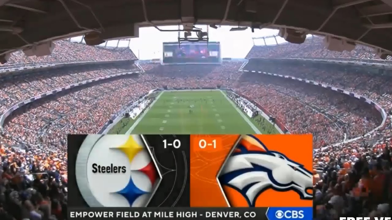 Steelers vs Broncos NFL On CBS Intro/Theme Week 2 | NFL 2024 - YouTube