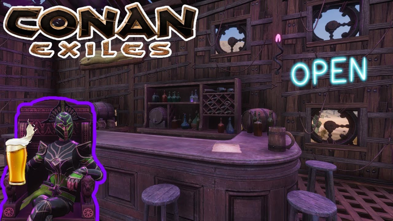 1 Hour Of Chill Bar Building || No Commentary || ASMR || - Conan Exiles ...