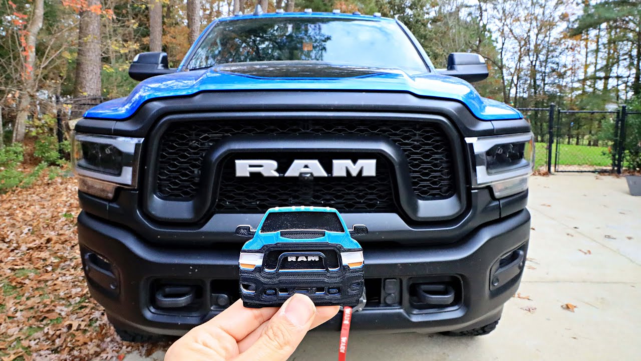 Car Chains 3D printed ram power wagon - YouTube