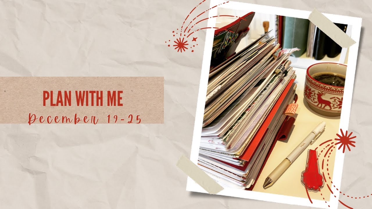 Christmas Week | Plan With Me | 19th - 25th | Planner Perfect Wide ...