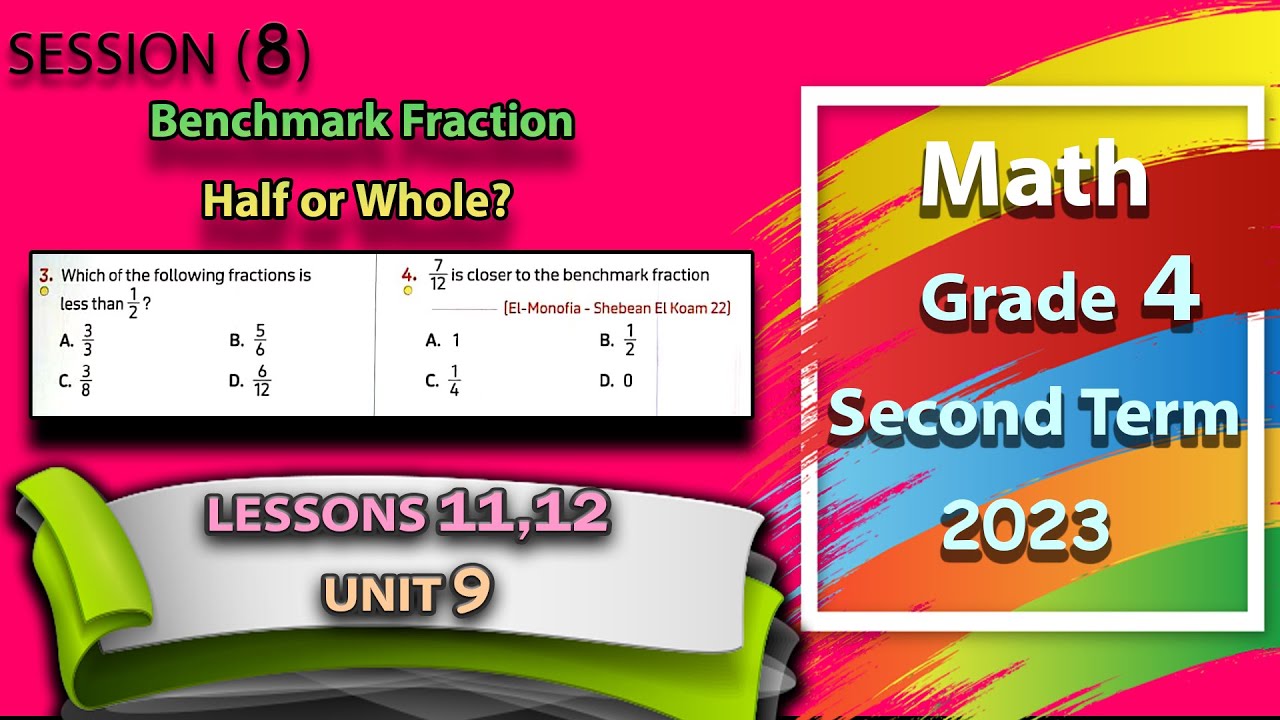 Math // Grade 4 // session (8) lesson 10,11 - unit 9 - second term 2023 ...