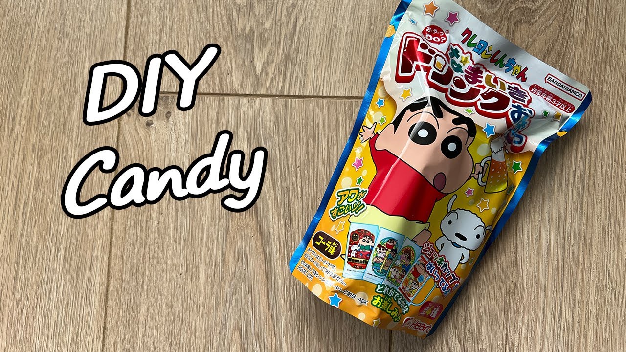 DIY Candy - Crayon Shin-Chan - Namaiki Candy Beer - Japanese Candy ...