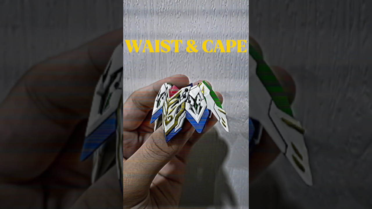 sdw heroes knight strike waist & cape unit #bandai #gundam #gunpla # ...