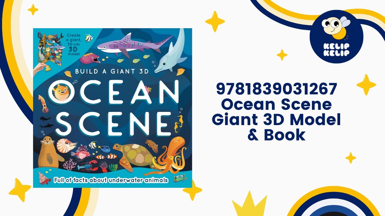 9781839031267 Build a Giant 3D Ocean Scene & Book - YouTube