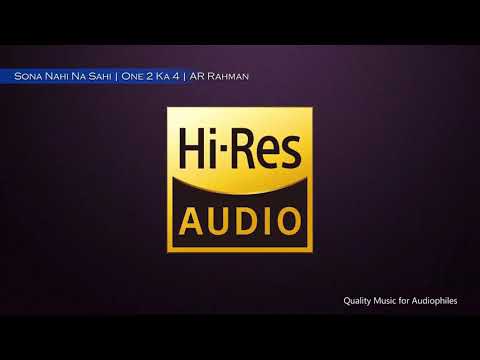 Sona Nahi Na Sahi | One 2 Ka 4 | A.R.Rahman | Alka Yagnik & Udit Narayan | Hi-Res Audio