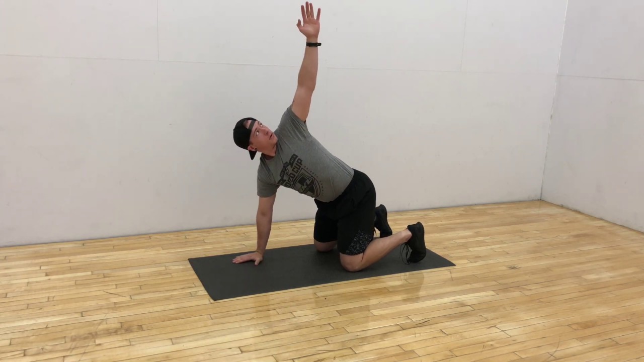 Quadruped Thoracic Rotation - YouTube