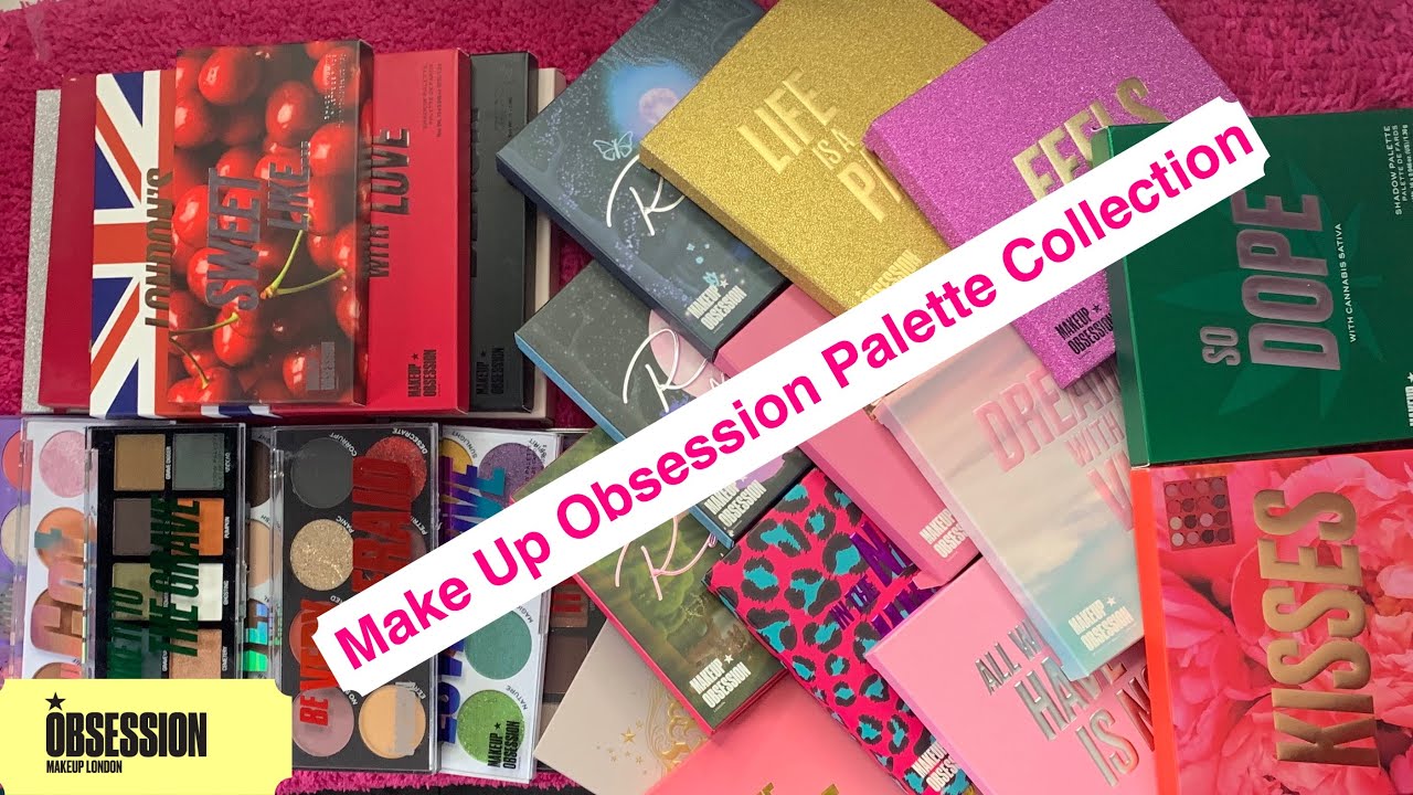 Make Up Obsession Eye Palette Collection 🎨💖💖 - YouTube