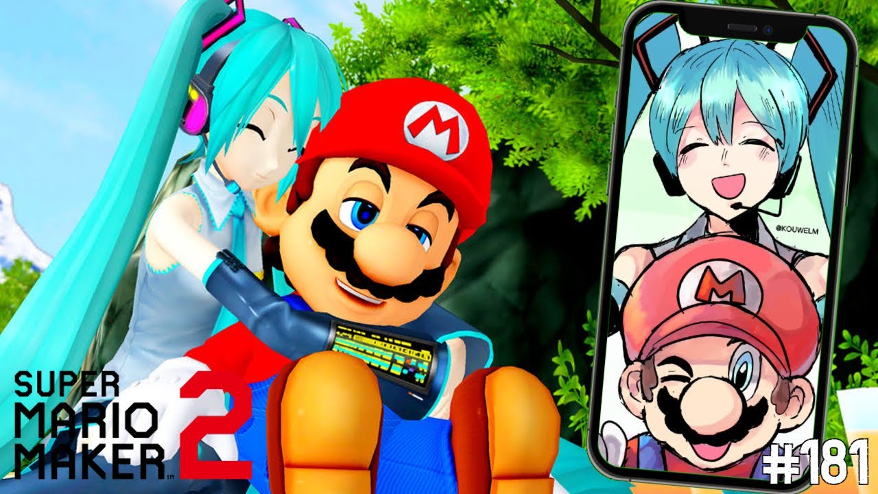 Super Mario Maker 2 Part 181- Mario Loves Hatsune Miku - YouTube