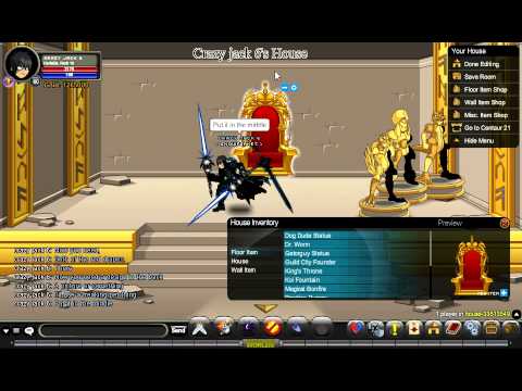 AQW how to make a throne - YouTube