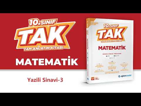 10. Sınıf Matematik Tam Anlatım Kitabı 23.Föy Yazılı Sınavı-03 Soru Çözümleri