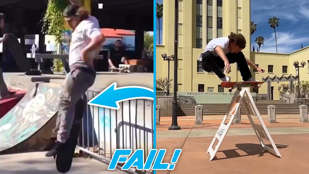 SKATEBOARDING ( EXTREME FAILS AND WINS ) ! EP 21 - YouTube