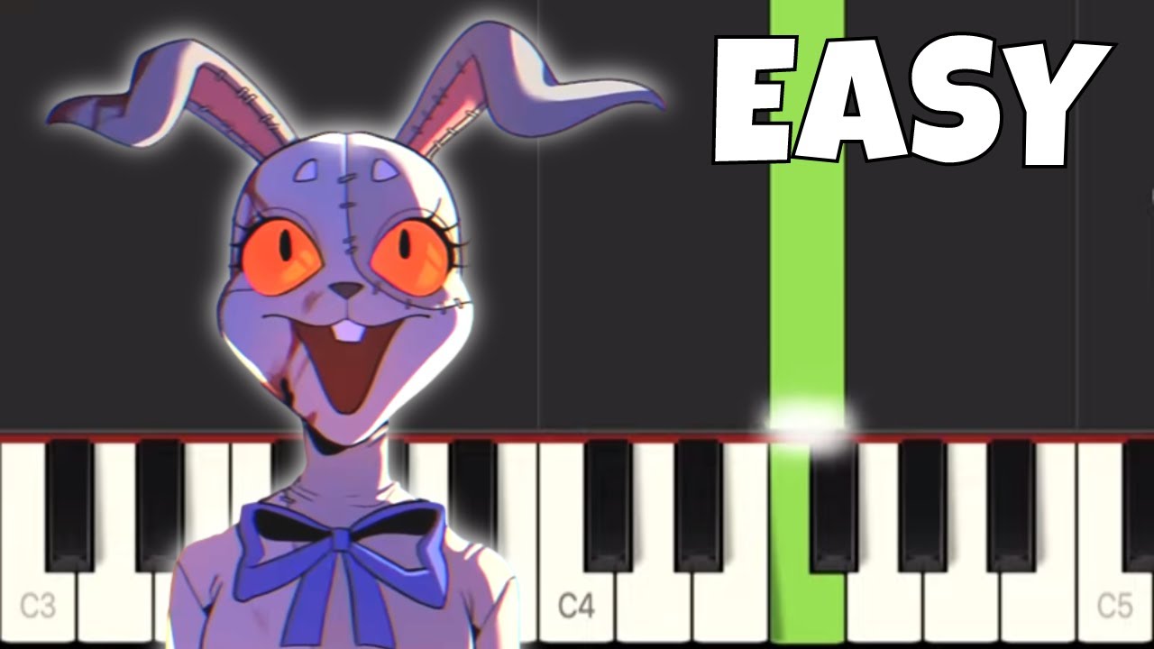 FNAF Animation - Copycat - EASY Piano Tutorial - YouTube