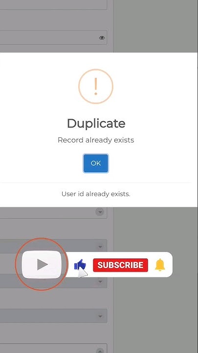 How to solve DUPLICATE error in LokOS App? - YouTube
