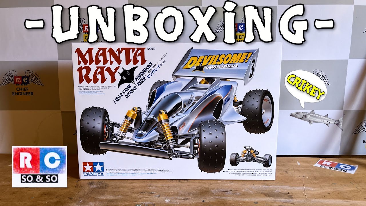Tamiya Manta Ray Unboxing and discussion - YouTube