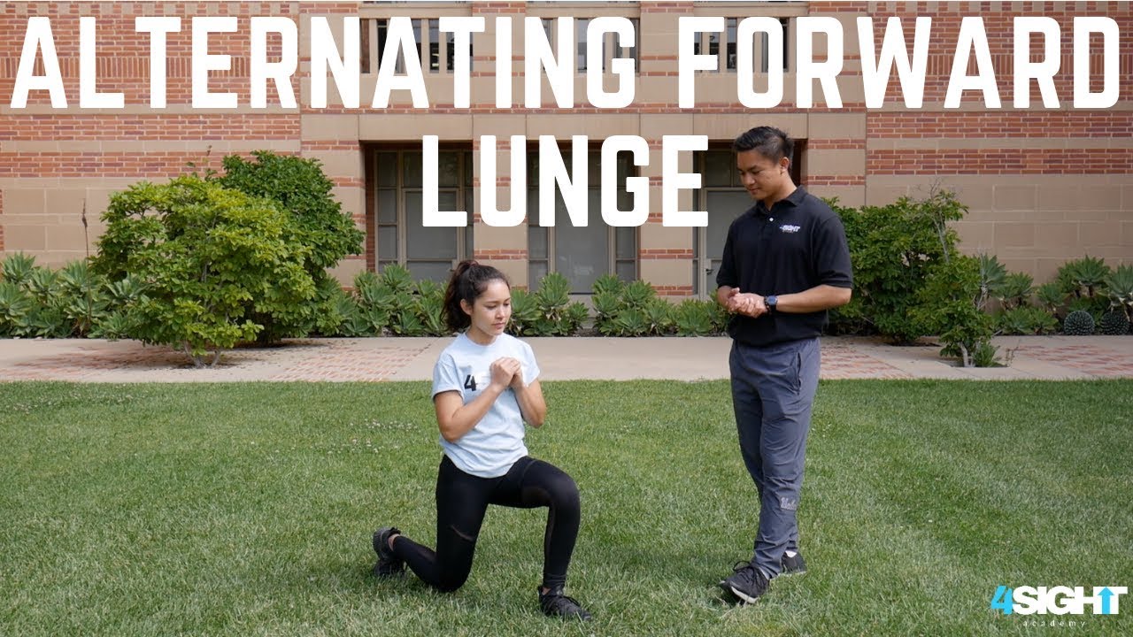 Exercise #5 - Alternating (ALT) Forward Lunge - YouTube