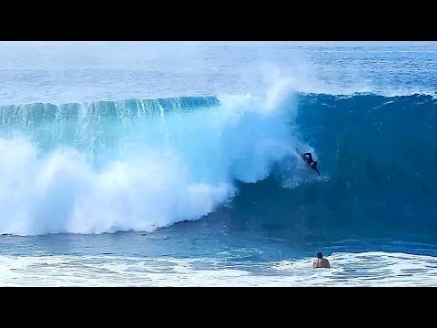 Boogie & Body Surfing The Wedge - YouTube