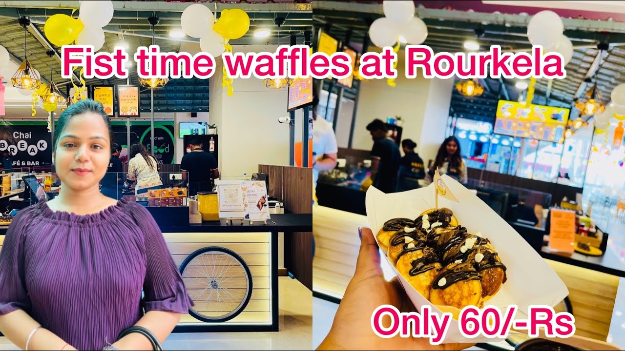 Waffle cart Rourkela || First time waffle/ pancakes in Rourkela ...