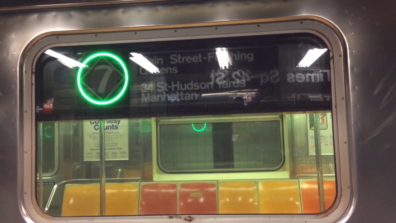 IRT NYC Subway-R62A (7) Train action @Times Square-42 Street - YouTube