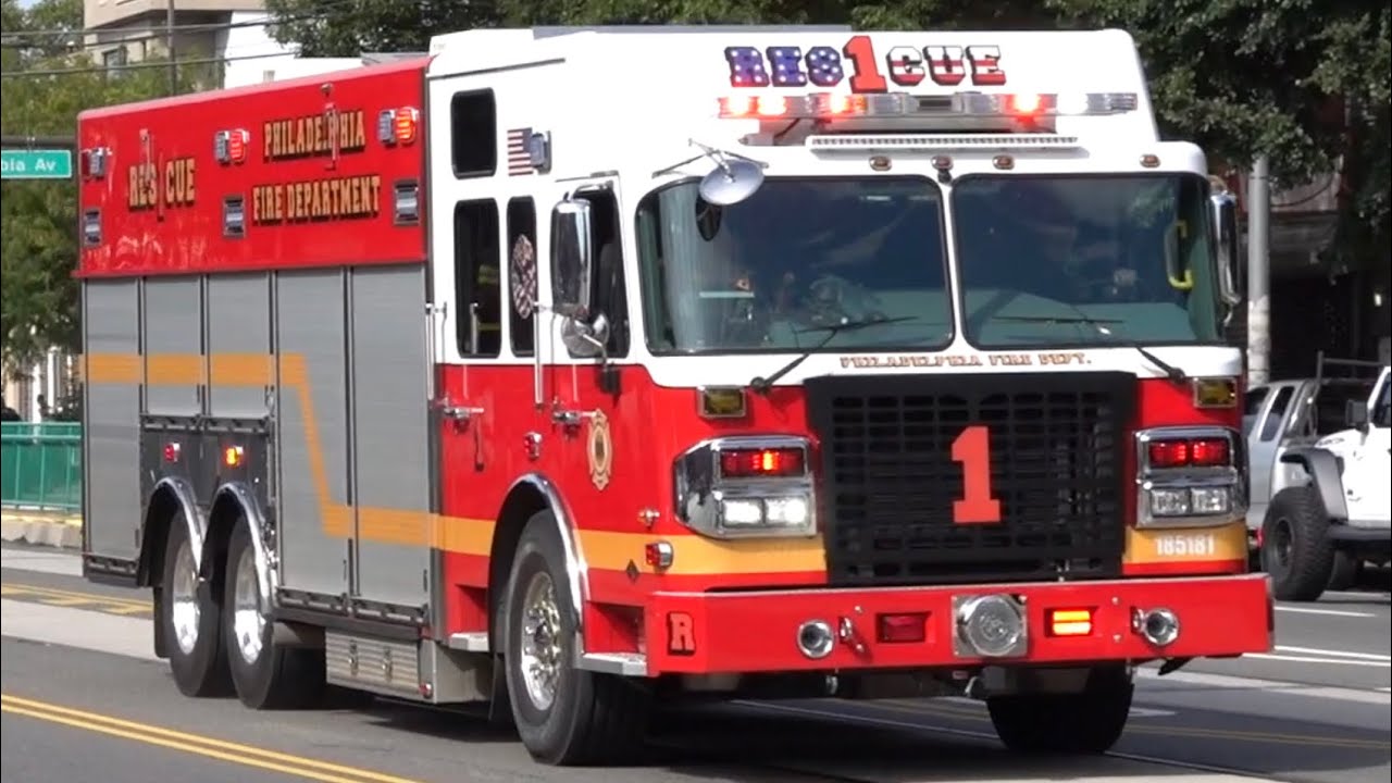 PFD Rescue 1 Responding - YouTube