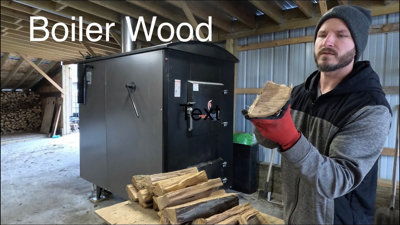 Outdoor Wood Boiler, My Split Size - YouTube