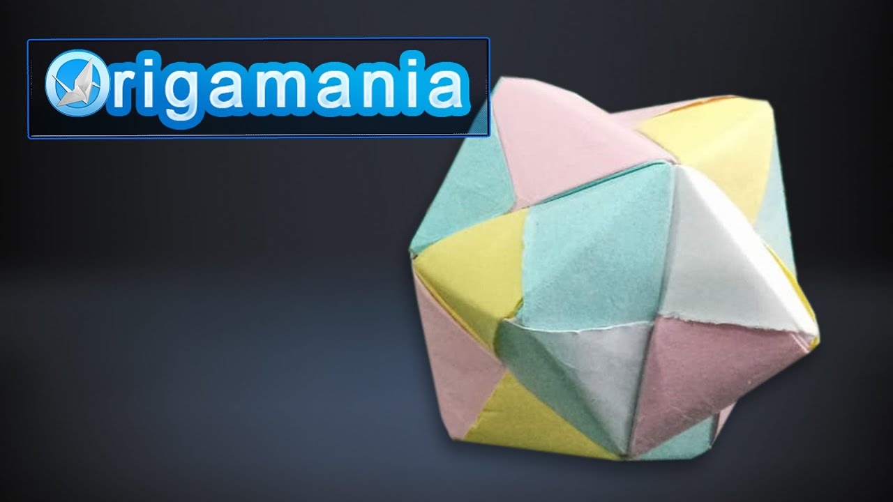 Sonobe de 12 Peças - Origami Modular - YouTube