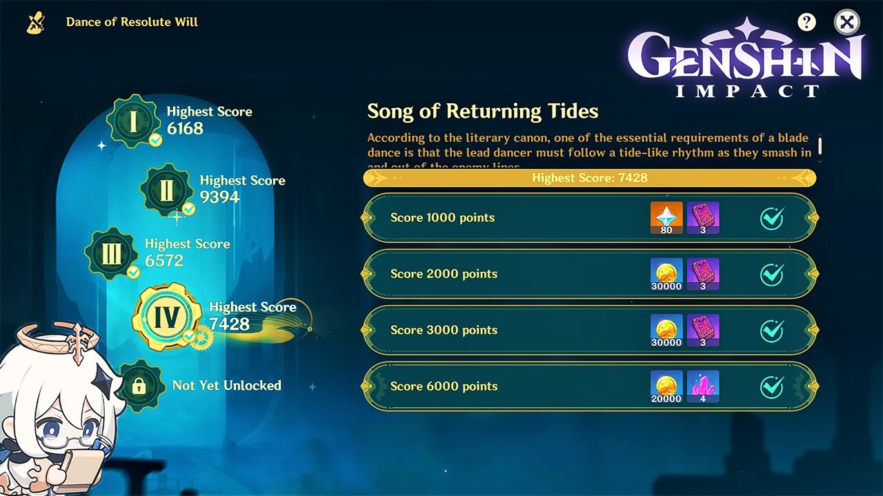Song of Returning Tides | Dance of Resolute Will | Genshin Impact - YouTube