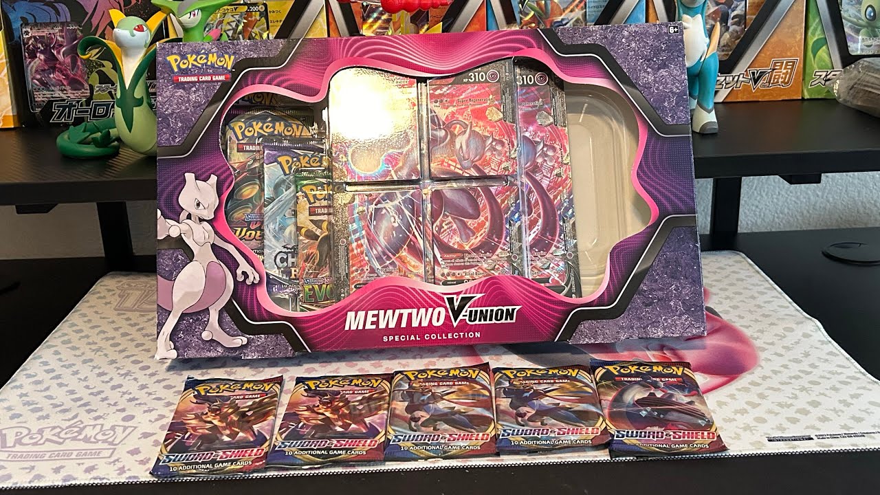 Pokémon TCG Mewtwo V-UNION Special Collection - YouTube